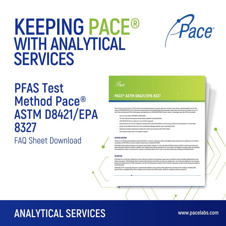 PFAS | Pace® Analytical Services PFAS | Pace® Analytical Services
