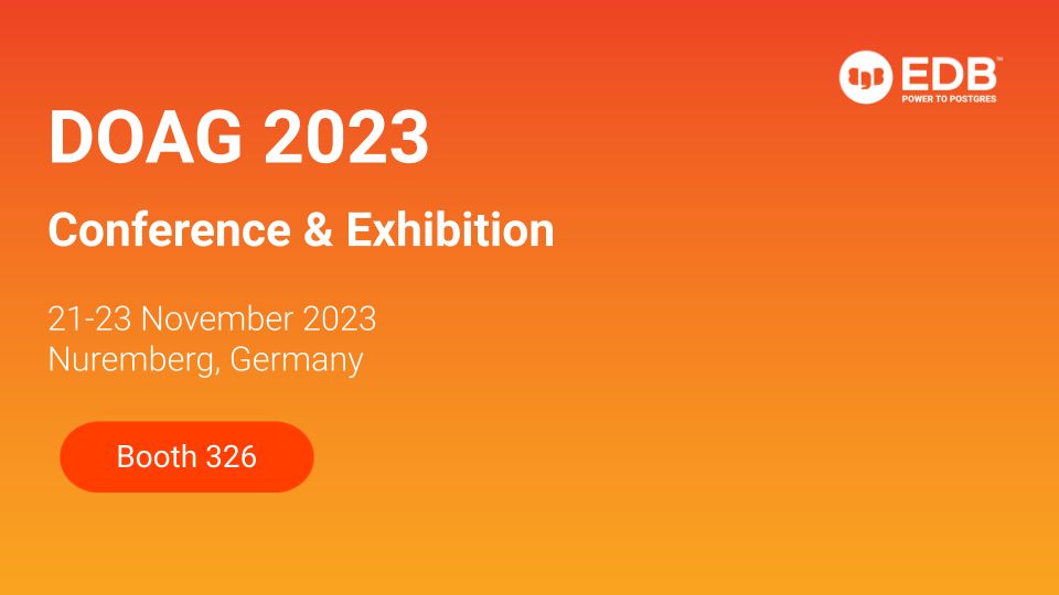 Benedikt Breiling on LinkedIn: #doag2023 #oracle #postgres #dba # ... Benedikt Breiling on LinkedIn: #doag2023 #oracle #postgres #dba # ...