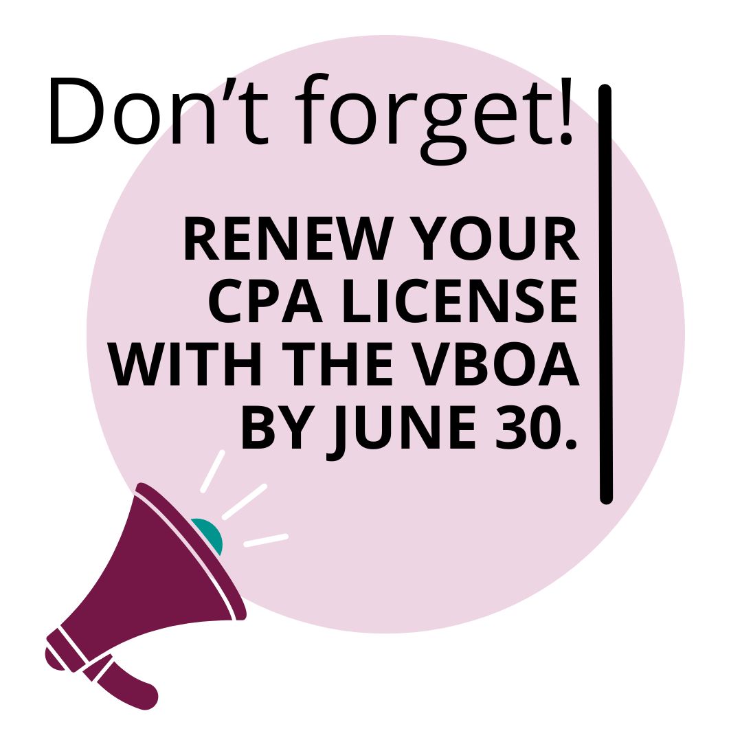 Virginia Society of CPAs on LinkedIn: Click fast! All Virginia CPAs who ... Virginia Society of CPAs on LinkedIn: Click fast! All Virginia CPAs who ...