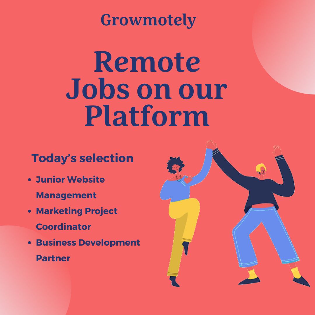 Growmotely on LinkedIn: #jobboard #remote #remoteroles #remotework # ... Growmotely on LinkedIn: #jobboard #remote #remoteroles #remotework # ...