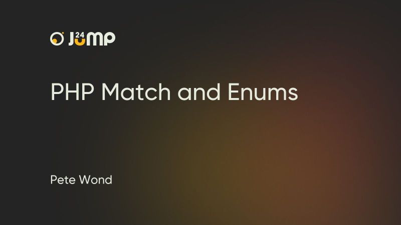 Laravel News on LinkedIn: PHP Match and Enums - Jump24 Software ... Laravel News on LinkedIn: PHP Match and Enums - Jump24 Software ...
