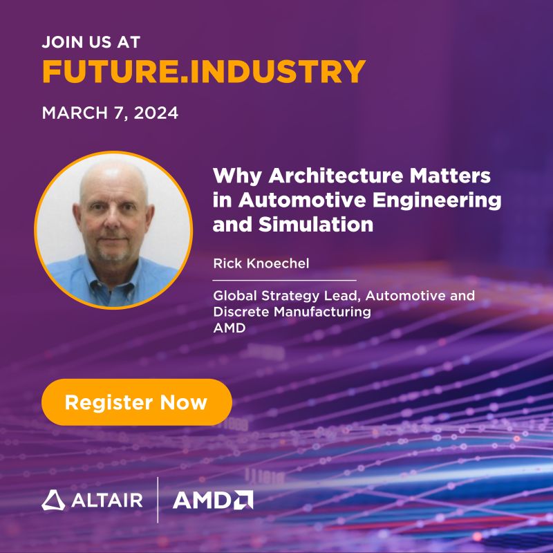Altair on LinkedIn: Future.Industry 2024 - Altair Events Altair on LinkedIn: Future.Industry 2024 - Altair Events