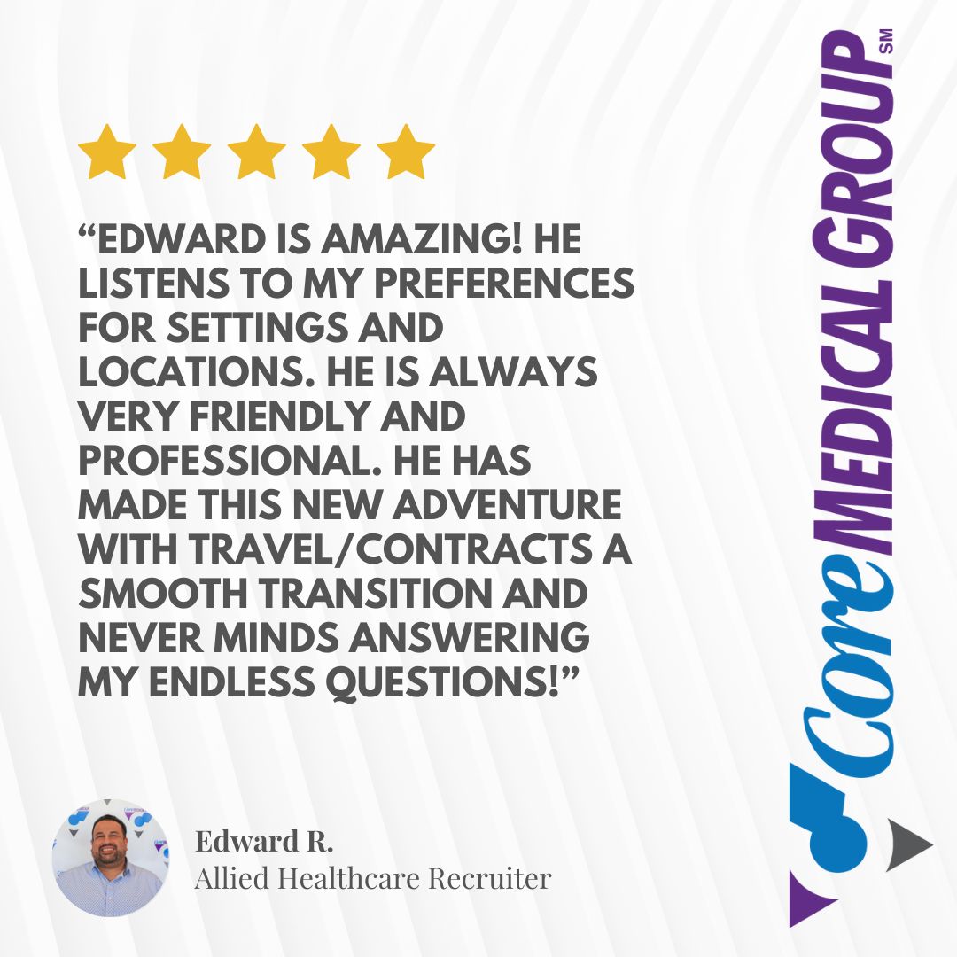 CoreMedical Group on LinkedIn: #candidatelove #healthcarerecruiter # ... CoreMedical Group on LinkedIn: #candidatelove #healthcarerecruiter # ...