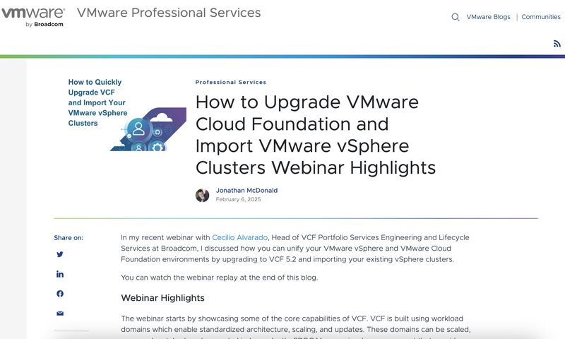 Exploring your upgrade path to VMware Cloud Foundation? Our recent ... Exploring your upgrade path to VMware Cloud Foundation? Our recent ...