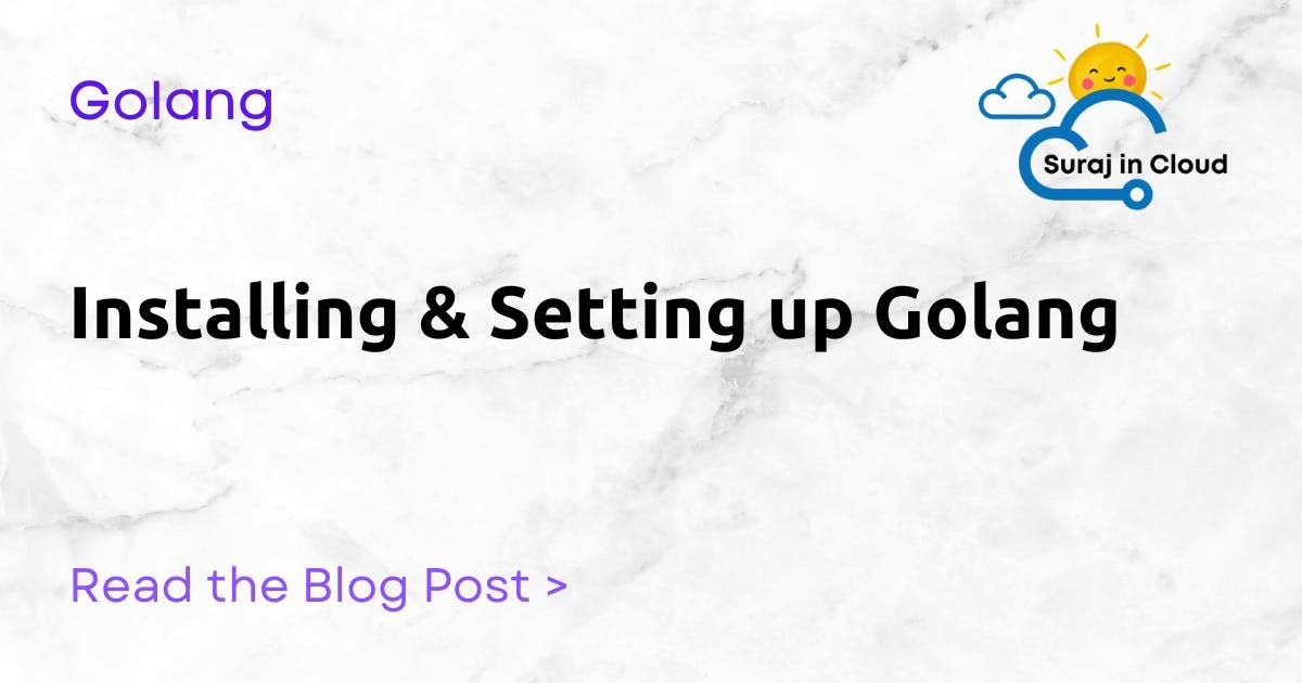 Suraj Narwade on LinkedIn: Installing & Setting up Golang Suraj Narwade on LinkedIn: Installing & Setting up Golang