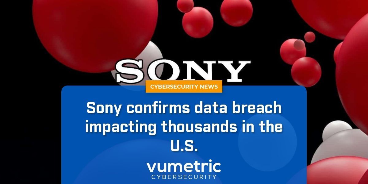 Vumetric Cybersecurity on LinkedIn: Sony confirms data breach impacting ... Vumetric Cybersecurity on LinkedIn: Sony confirms data breach impacting ...