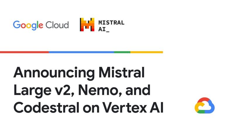 Christoph Hunkeler on LinkedIn: Codestral and Mistral Large V2 on Vertex AI Christoph Hunkeler on LinkedIn: Codestral and Mistral Large V2 on Vertex AI