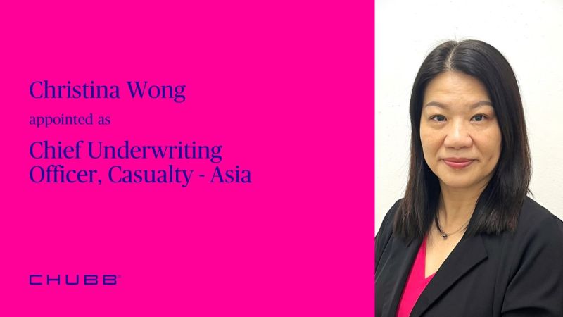 Chubb on LinkedIn: Congratulations to Christina Wong on her new ... Chubb on LinkedIn: Congratulations to Christina Wong on her new ...