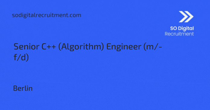 SO Digital Recruitment on LinkedIn: Senior C++ (Algorithm) Engineer (m ... SO Digital Recruitment on LinkedIn: Senior C++ (Algorithm) Engineer (m ...