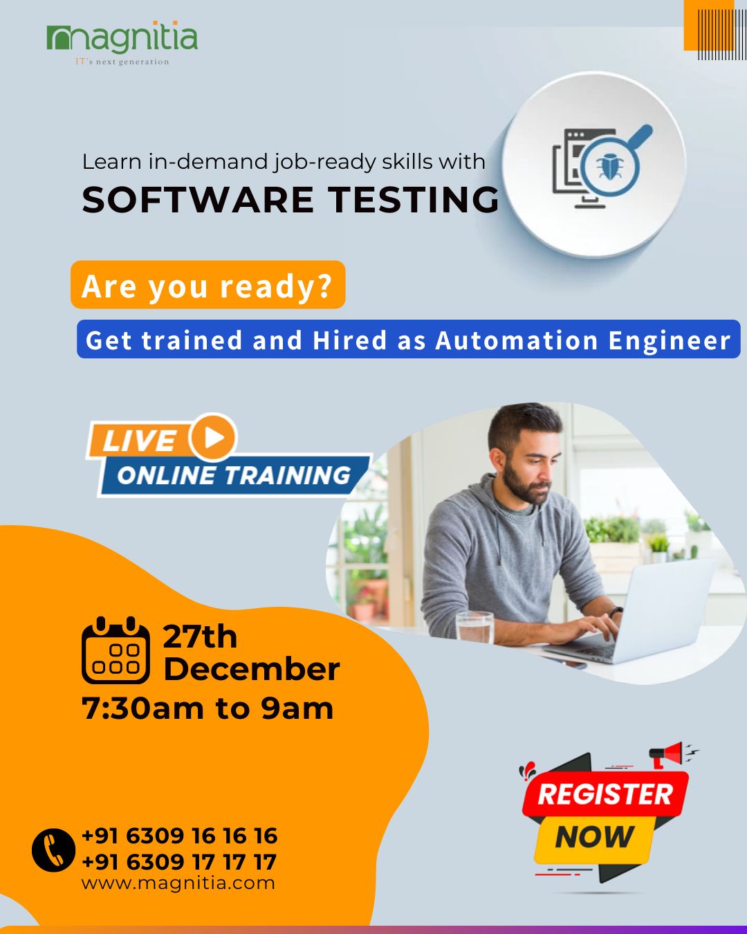 Magnitia on LinkedIn: Learn Testing Tools (Manual Testing, Agile ... Magnitia on LinkedIn: Learn Testing Tools (Manual Testing, Agile ...