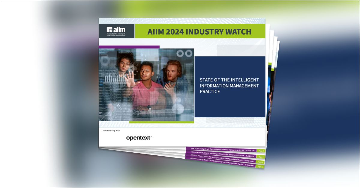 Rian Mark Gorey on LinkedIn: AIIM 2024 Industry Watch Report Rian Mark Gorey on LinkedIn: AIIM 2024 Industry Watch Report