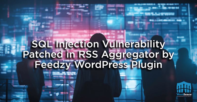 Jeff Kerby on LinkedIn: SQL Injection Vulnerability Patched in RSS ... Jeff Kerby on LinkedIn: SQL Injection Vulnerability Patched in RSS ...