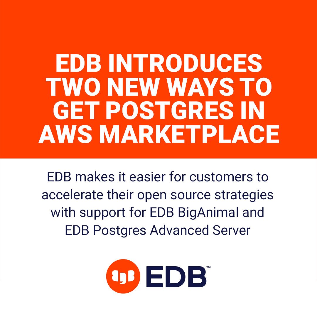 EDB BigAnimal and Postgres Advanced Server launched on AWS | Behshad ... EDB BigAnimal and Postgres Advanced Server launched on AWS | Behshad ...