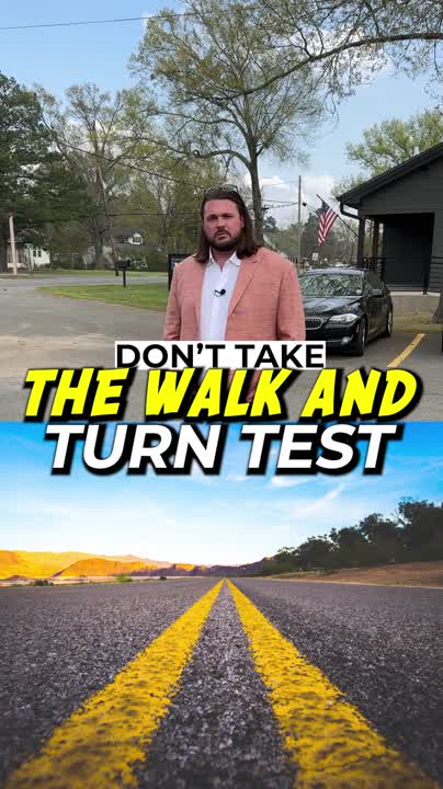 Don't take the walk and turn test: The Law Office of Zach Shadinger ... Don't take the walk and turn test: The Law Office of Zach Shadinger ...