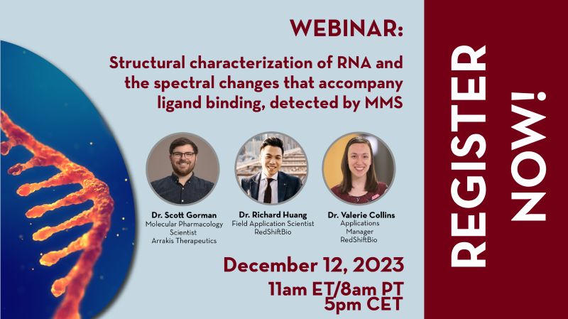 Webinar: RNA Structural Insights & Ligand Binding via MMS | Valerie ... Webinar: RNA Structural Insights & Ligand Binding via MMS | Valerie ...