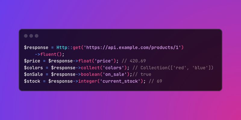 Using Laravel's fluent Method for HTTP Response Transformations ... Using Laravel's fluent Method for HTTP Response Transformations ...