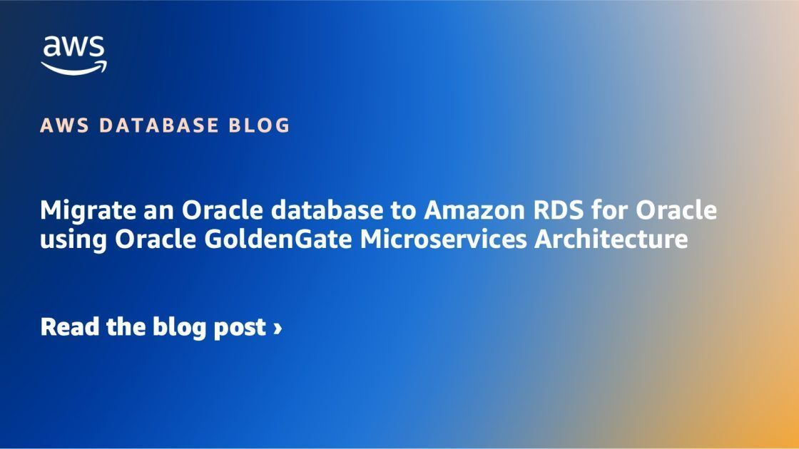 Elizabeth Fuentes Leone on LinkedIn: Migrate an Oracle database to ... Elizabeth Fuentes Leone on LinkedIn: Migrate an Oracle database to ...