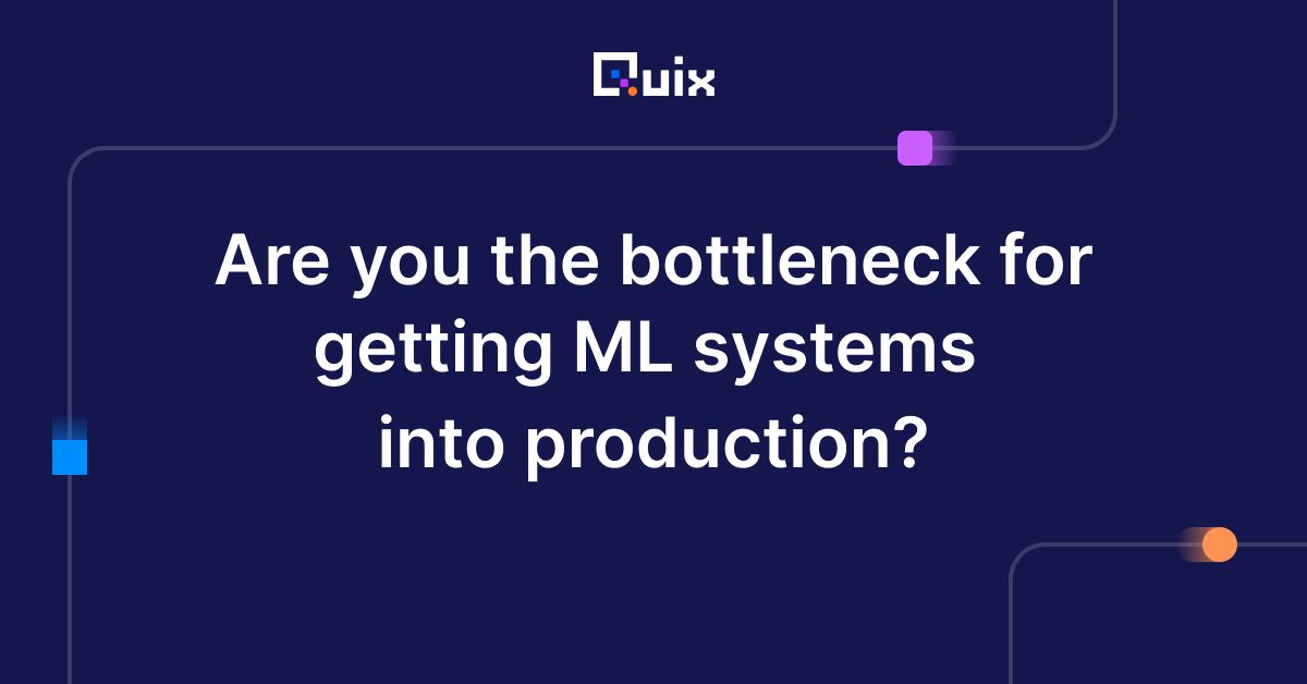 Quix on LinkedIn: Python stream processing made simple | Quix Quix on LinkedIn: Python stream processing made simple | Quix