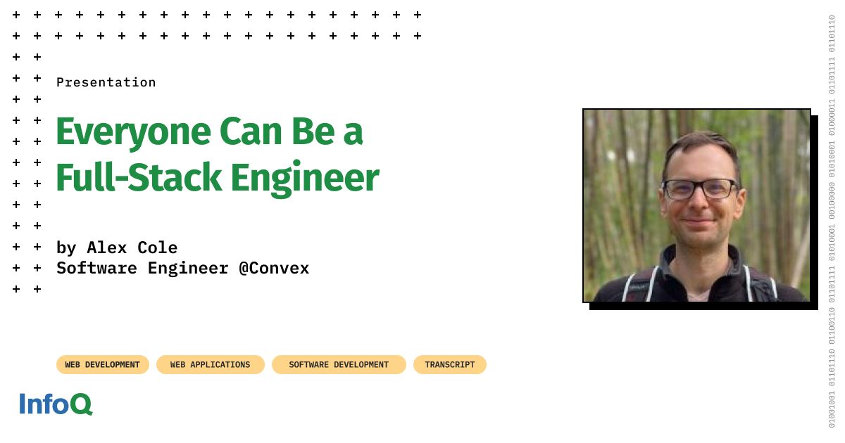 InfoQ on LinkedIn: #webapps #infoq #transcript #webdevelopment #icymi InfoQ on LinkedIn: #webapps #infoq #transcript #webdevelopment #icymi