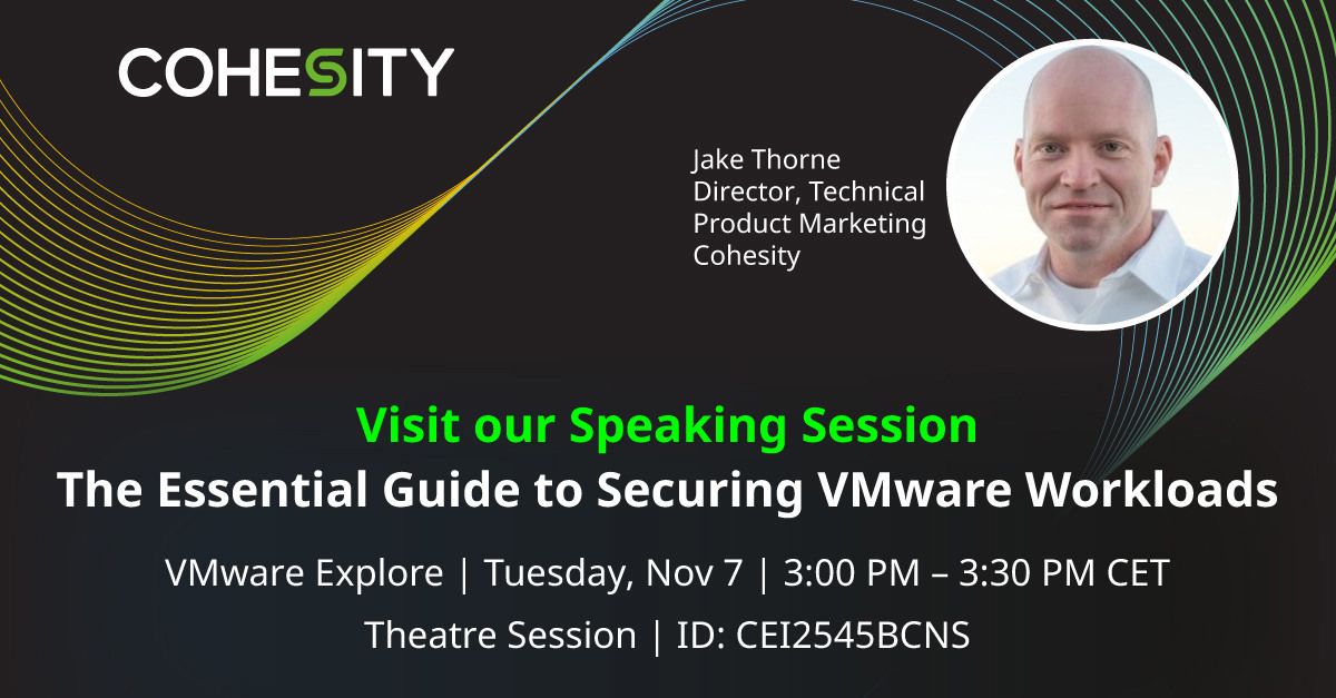 Martin Taylor on LinkedIn: #cohesity #cohesity Martin Taylor on LinkedIn: #cohesity #cohesity