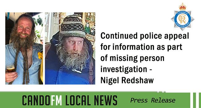 CandoFM on LinkedIn: Police are continuing to appeal for information on ... CandoFM on LinkedIn: Police are continuing to appeal for information on ...