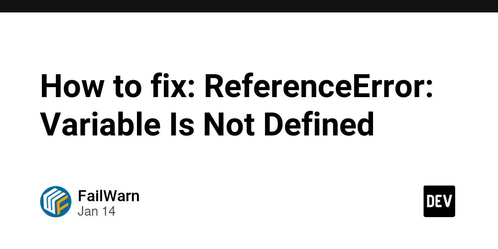CodingCat.dev on LinkedIn: How to fix: ReferenceError: Variable Is Not ... CodingCat.dev on LinkedIn: How to fix: ReferenceError: Variable Is Not ...