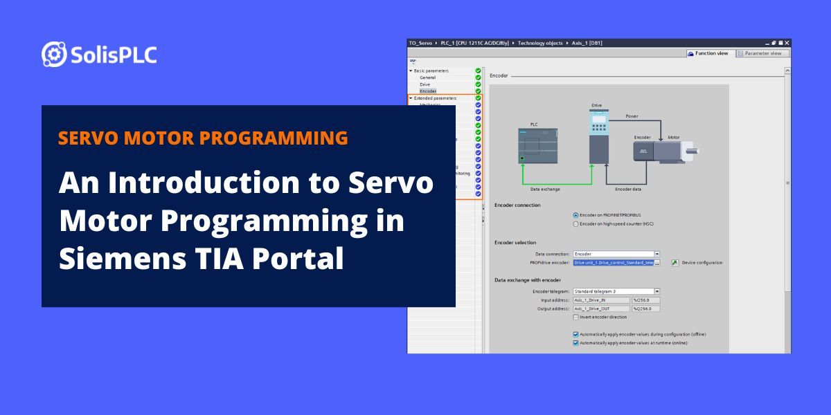 Introduction to servo motors in TIA Portal | SolisPLC posted on the ... Introduction to servo motors in TIA Portal | SolisPLC posted on the ...