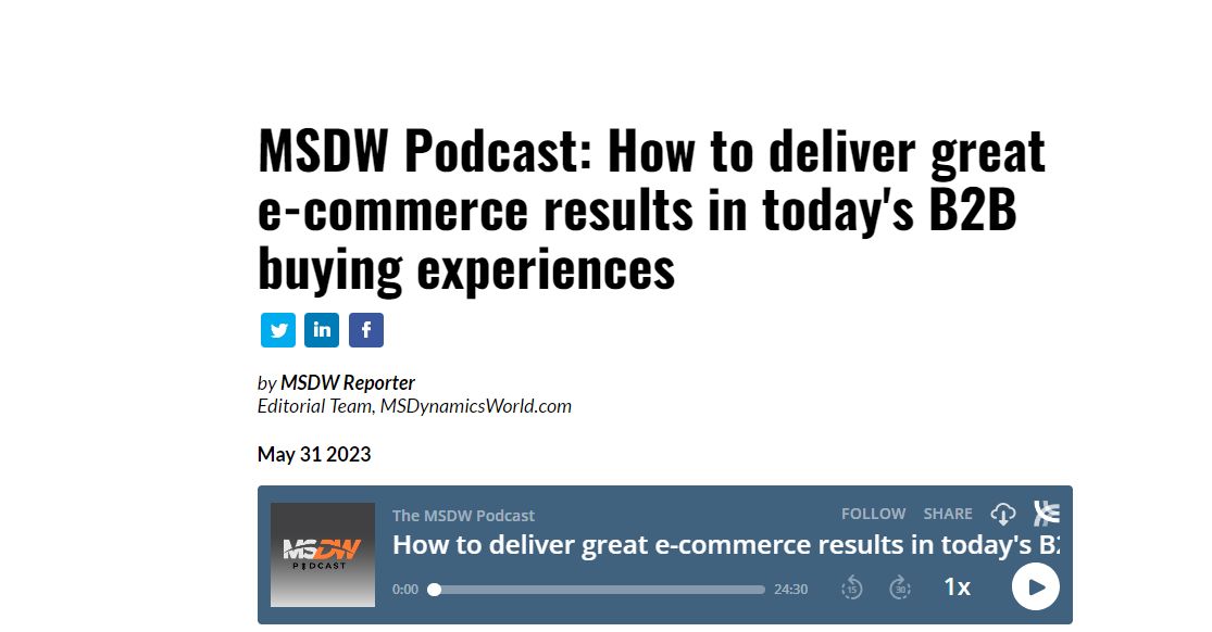 MSDynamicsWorld.com (MSDW) on LinkedIn: MSDW Podcast: How to deliver ... MSDynamicsWorld.com (MSDW) on LinkedIn: MSDW Podcast: How to deliver ...
