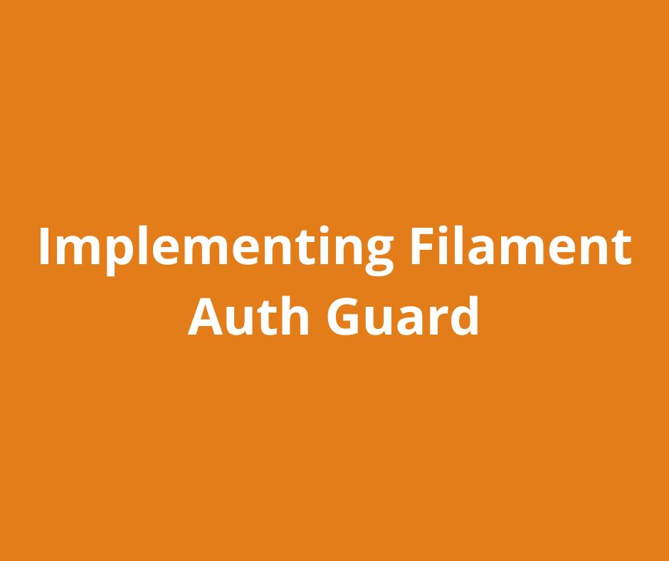 Implementing Filament Auth Guard - Filament Mastery | Laravel News Implementing Filament Auth Guard - Filament Mastery | Laravel News
