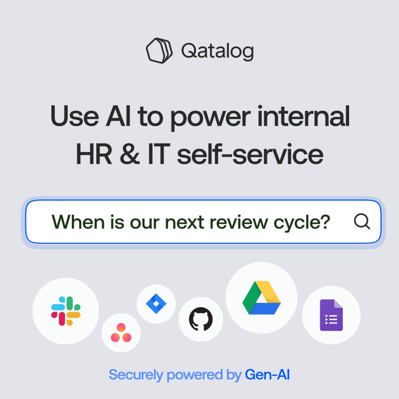 Qatalog on LinkedIn: Enterprise AI Search & Assistant Software | Qatalog Qatalog on LinkedIn: Enterprise AI Search & Assistant Software | Qatalog