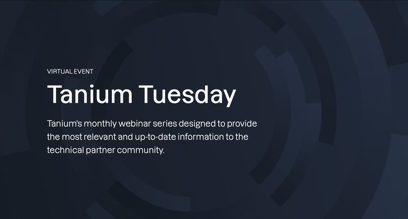 Stewart McGee on LinkedIn: Tanium Tuesday Stewart McGee on LinkedIn: Tanium Tuesday