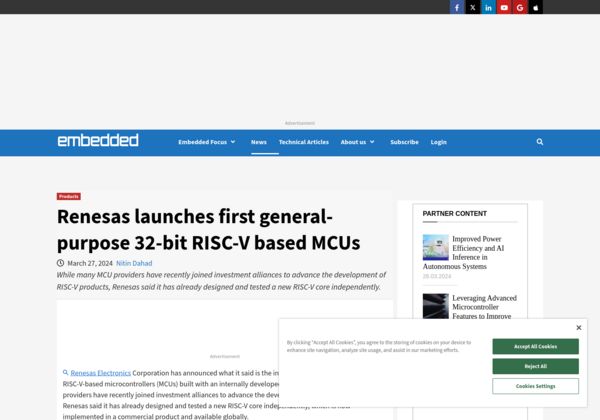 Jack Christodoulou on LinkedIn: Renesas launches general-purpose 32-bit ... Jack Christodoulou on LinkedIn: Renesas launches general-purpose 32-bit ...