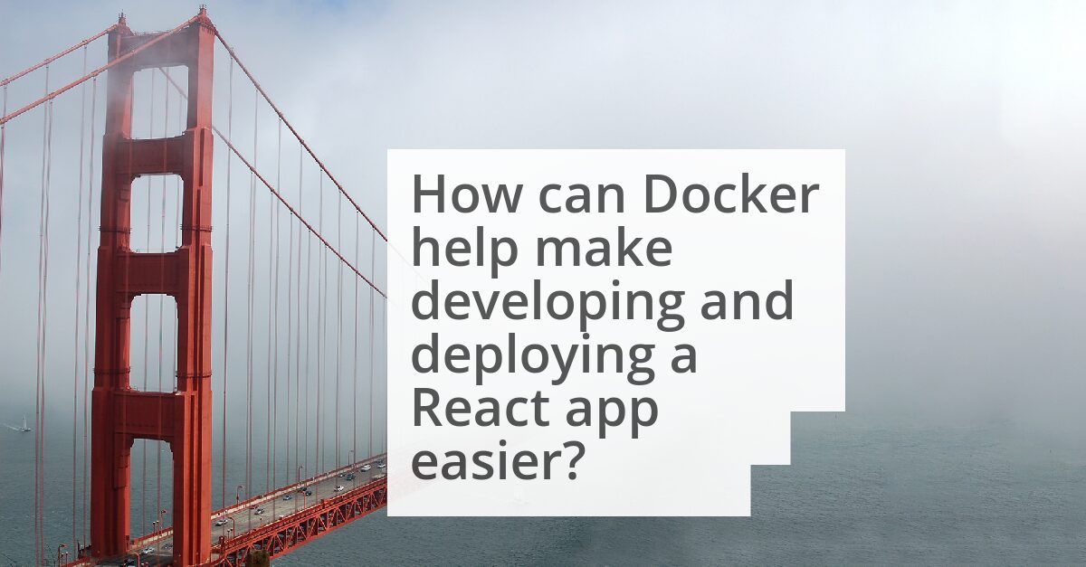 React Jobs on LinkedIn: Dockerize React app for dev and prod React Jobs on LinkedIn: Dockerize React app for dev and prod