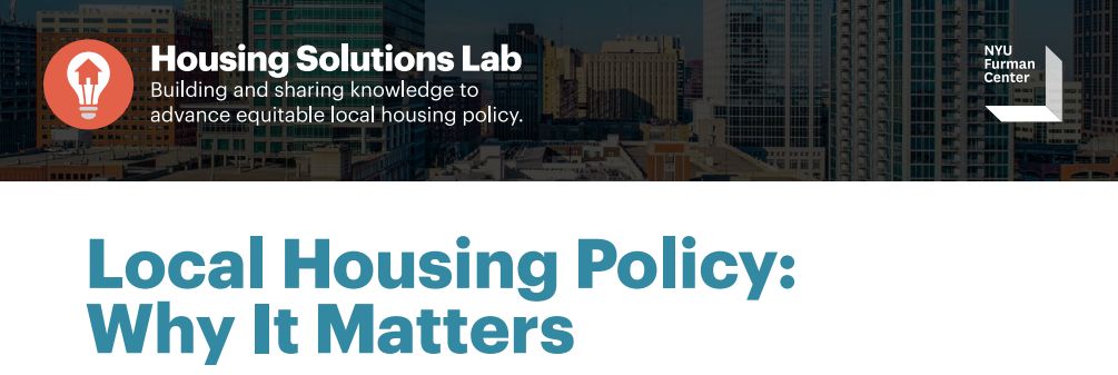 NYU Furman Center's Claudia Aiken on local governments for housing ... NYU Furman Center's Claudia Aiken on local governments for housing ...