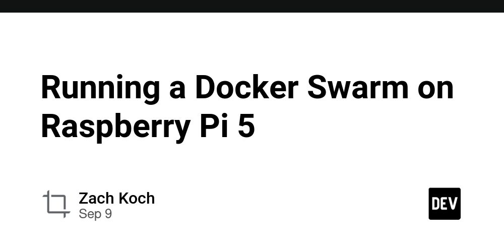 CodingCat.dev on LinkedIn: Running a Docker Swarm on Raspberry Pi 5 CodingCat.dev on LinkedIn: Running a Docker Swarm on Raspberry Pi 5