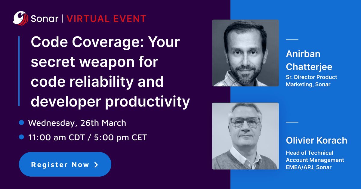 #codequality #codesecurity #developers #codecoverage #techwebinar | Sonar #codequality #codesecurity #developers #codecoverage #techwebinar | Sonar