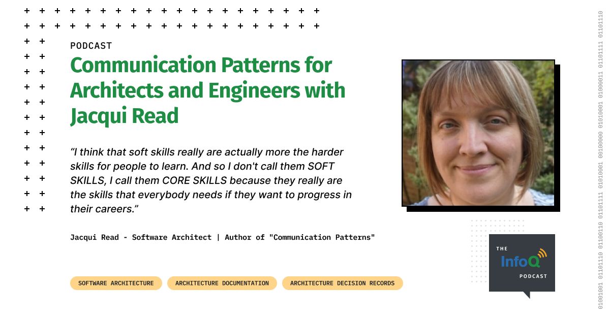 InfoQ on LinkedIn: #infoq #podcast #softwarearchitecture # ... InfoQ on LinkedIn: #infoq #podcast #softwarearchitecture # ...