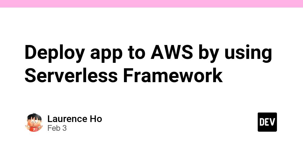 Darryl R. on LinkedIn: Deploy app to AWS by using Serverless Framework Darryl R. on LinkedIn: Deploy app to AWS by using Serverless Framework