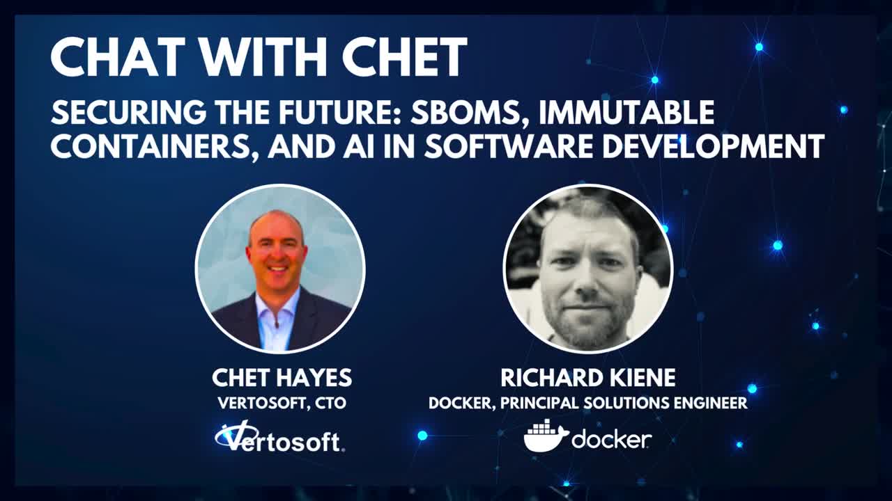 Chat with Chet: SBOM by Vertosoft CTO | Vertosoft posted on the topic ... Chat with Chet: SBOM by Vertosoft CTO | Vertosoft posted on the topic ...