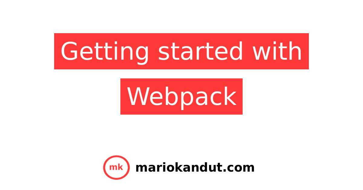 👾 Mario Kandut on LinkedIn: Getting started with Webpack 👾 Mario Kandut on LinkedIn: Getting started with Webpack