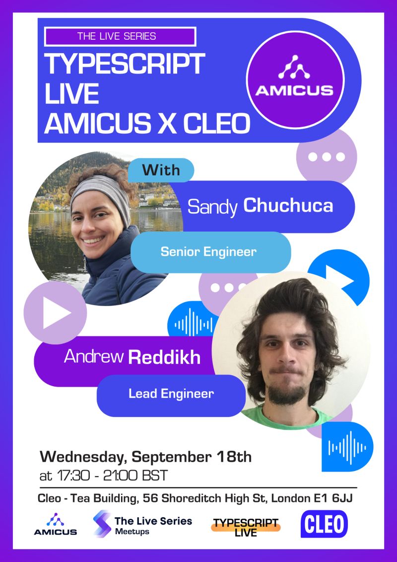 Amicus on LinkedIn: 📌TypeScript Live in London 📌 ***** 50% of tickets ... Amicus on LinkedIn: 📌TypeScript Live in London 📌 ***** 50% of tickets ...