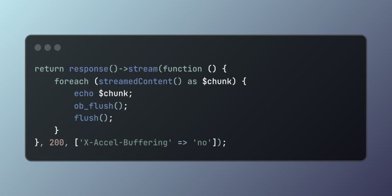 Laravel News on LinkedIn: Optimizing Large Data Delivery with Laravel ... Laravel News on LinkedIn: Optimizing Large Data Delivery with Laravel ...