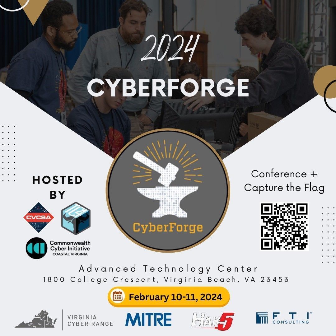 Commonwealth Cyber Initiative (CCI) on LinkedIn: Cyberforge 2024 is ... Commonwealth Cyber Initiative (CCI) on LinkedIn: Cyberforge 2024 is ...
