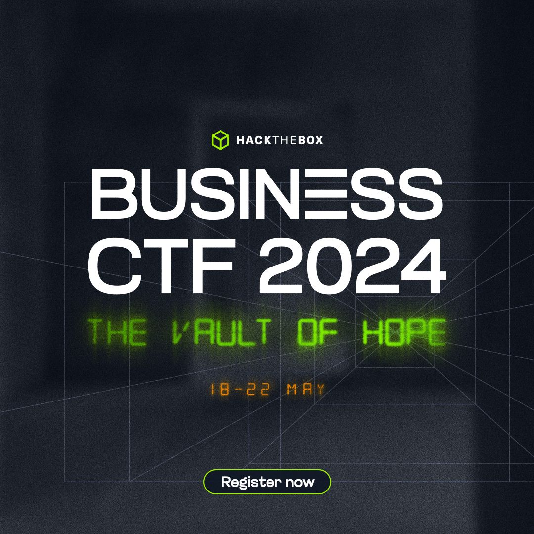 Hack The Box on LinkedIn: HTB Business CTF 2024: The Vault Of Hope ... Hack The Box on LinkedIn: HTB Business CTF 2024: The Vault Of Hope ...