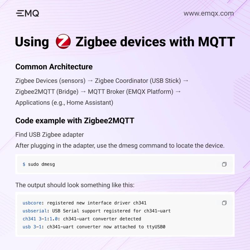 EMQ Technologies on LinkedIn: #zigbee #mqtt #emqx EMQ Technologies on LinkedIn: #zigbee #mqtt #emqx