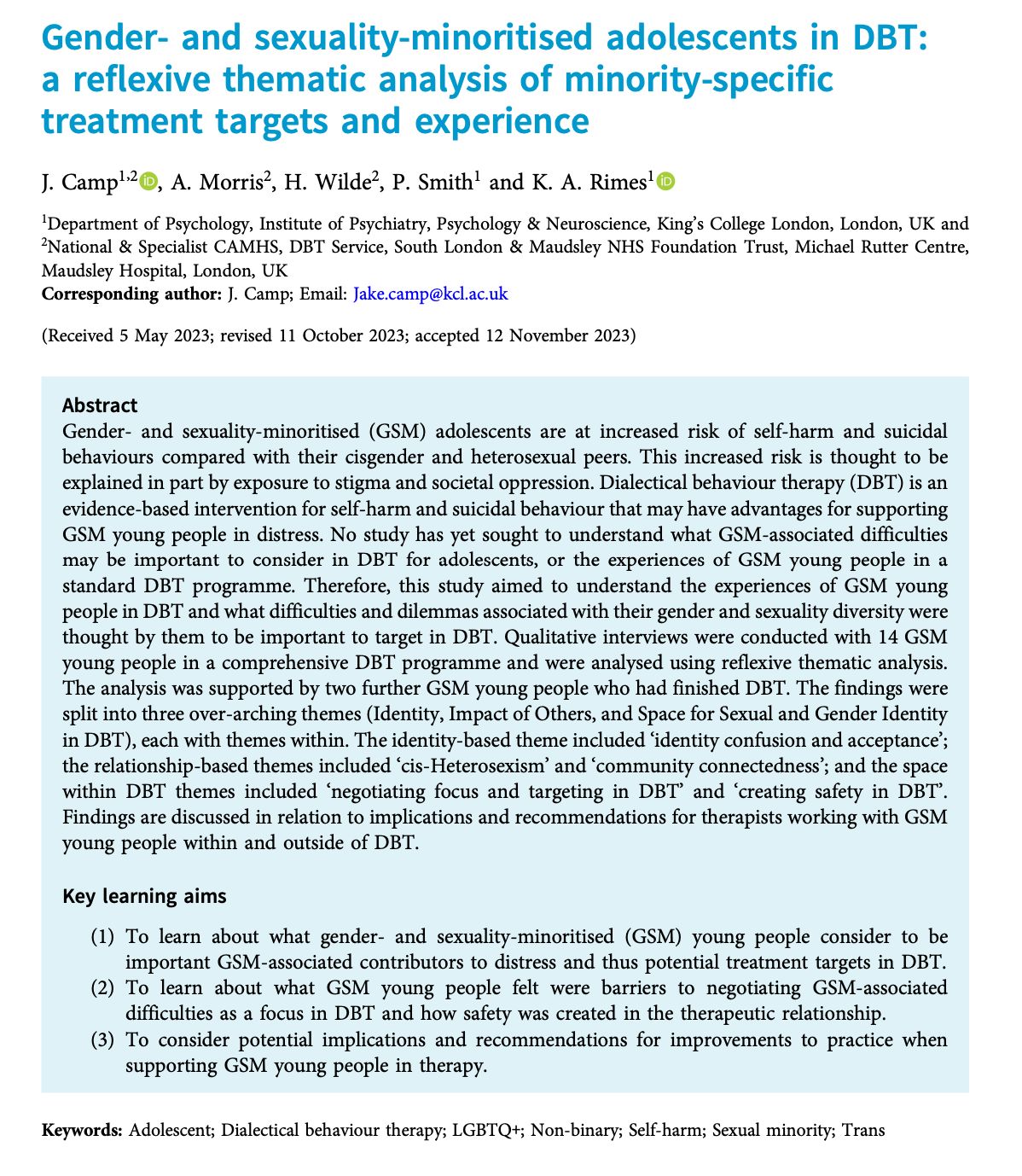 #cbt #cbtworks | BABCP Journals #cbt #cbtworks | BABCP Journals