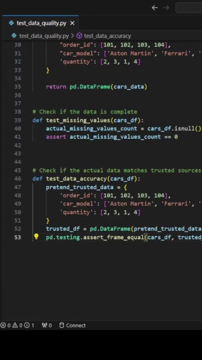 #dataquality #tests #pytest #dataanalytics #datascience # ... #dataquality #tests #pytest #dataanalytics #datascience # ...