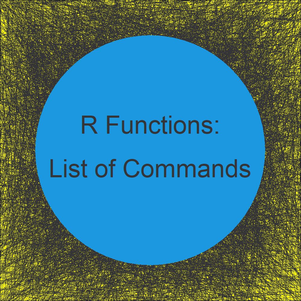 Purnomo Setyawendha on LinkedIn: R Functions List (+ Examples) | All ... Purnomo Setyawendha on LinkedIn: R Functions List (+ Examples) | All ...