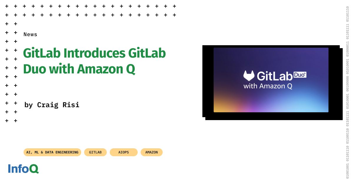 #infoq #gitlab #amazonq #ai #softwaredevelopment | InfoQ #infoq #gitlab #amazonq #ai #softwaredevelopment | InfoQ