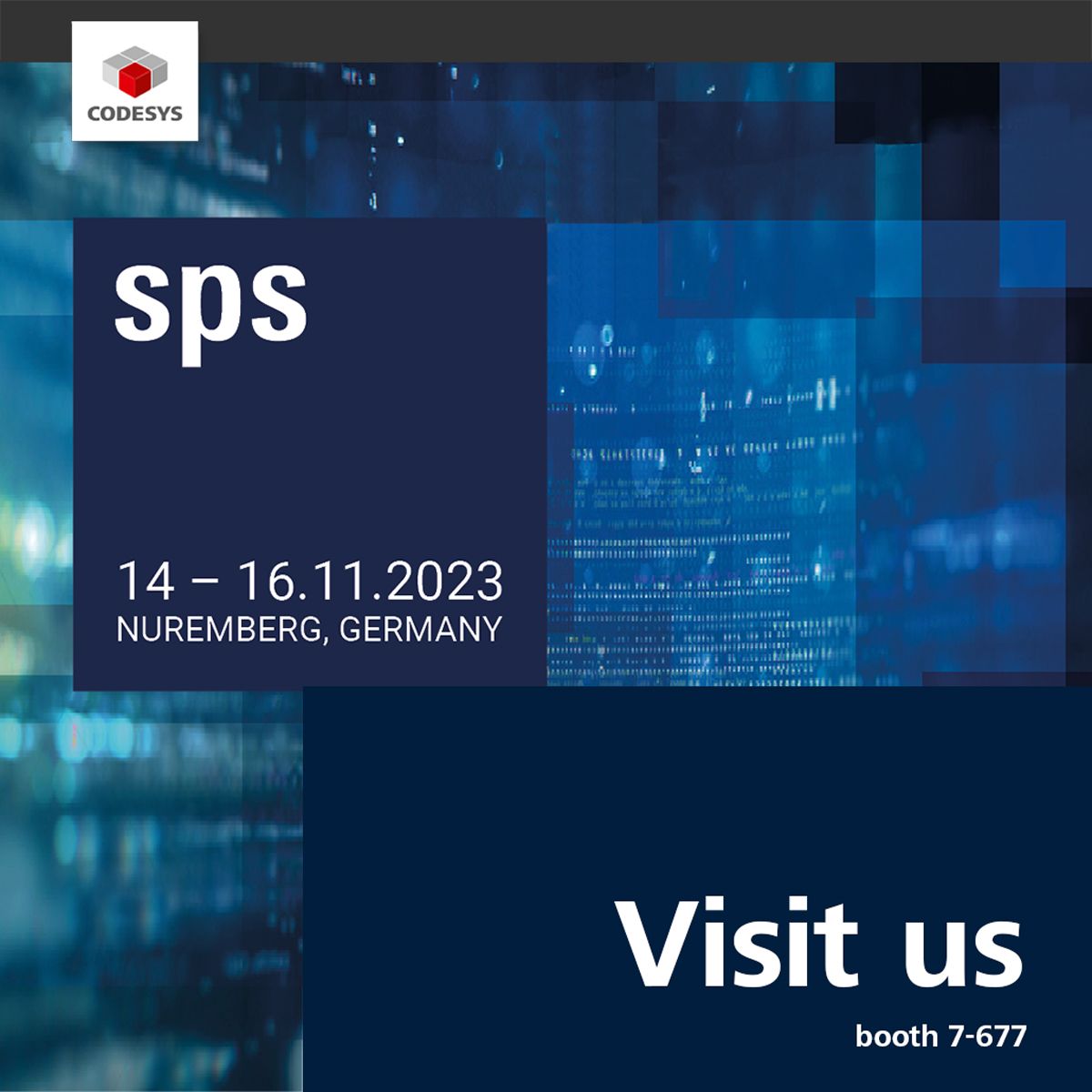 CODESYS Group on LinkedIn: #codesys #sps_live #wearesps #wearecodesys CODESYS Group on LinkedIn: #codesys #sps_live #wearesps #wearecodesys